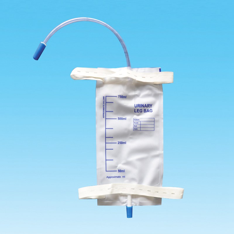 600ml 800ml 1000ml PVC Leg Bag 500ml with Push-pull Valve ...