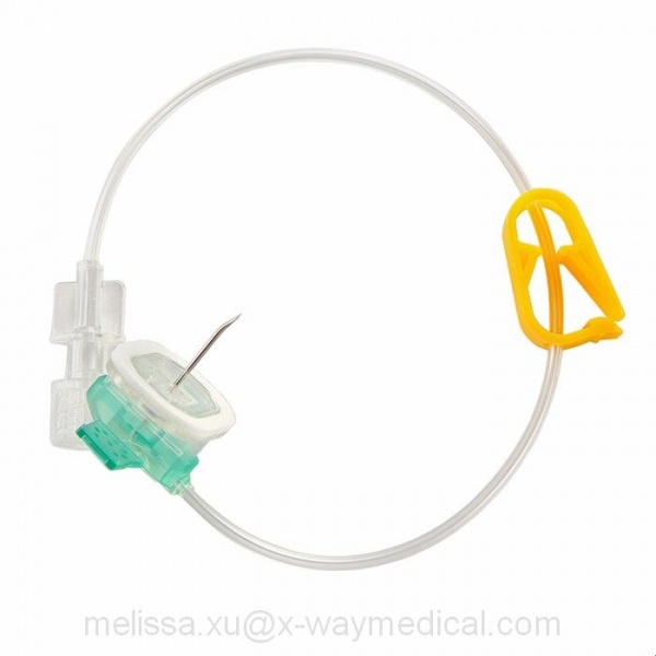Butterfly Safety Huber needles, micro bore tubing with tip bent ...