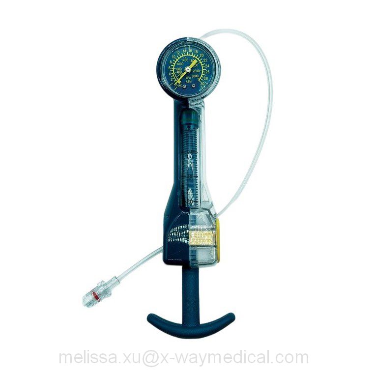 Medical 40ml 60ml Vascular Balloon Inflating Device, Vascular Catheter ...