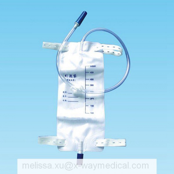 600ml 800ml 1000ml PVC Leg Bag 500ml with Push-pull Valve ...